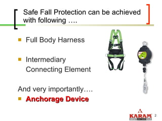 Permanent Anchorage Life Line | PPT