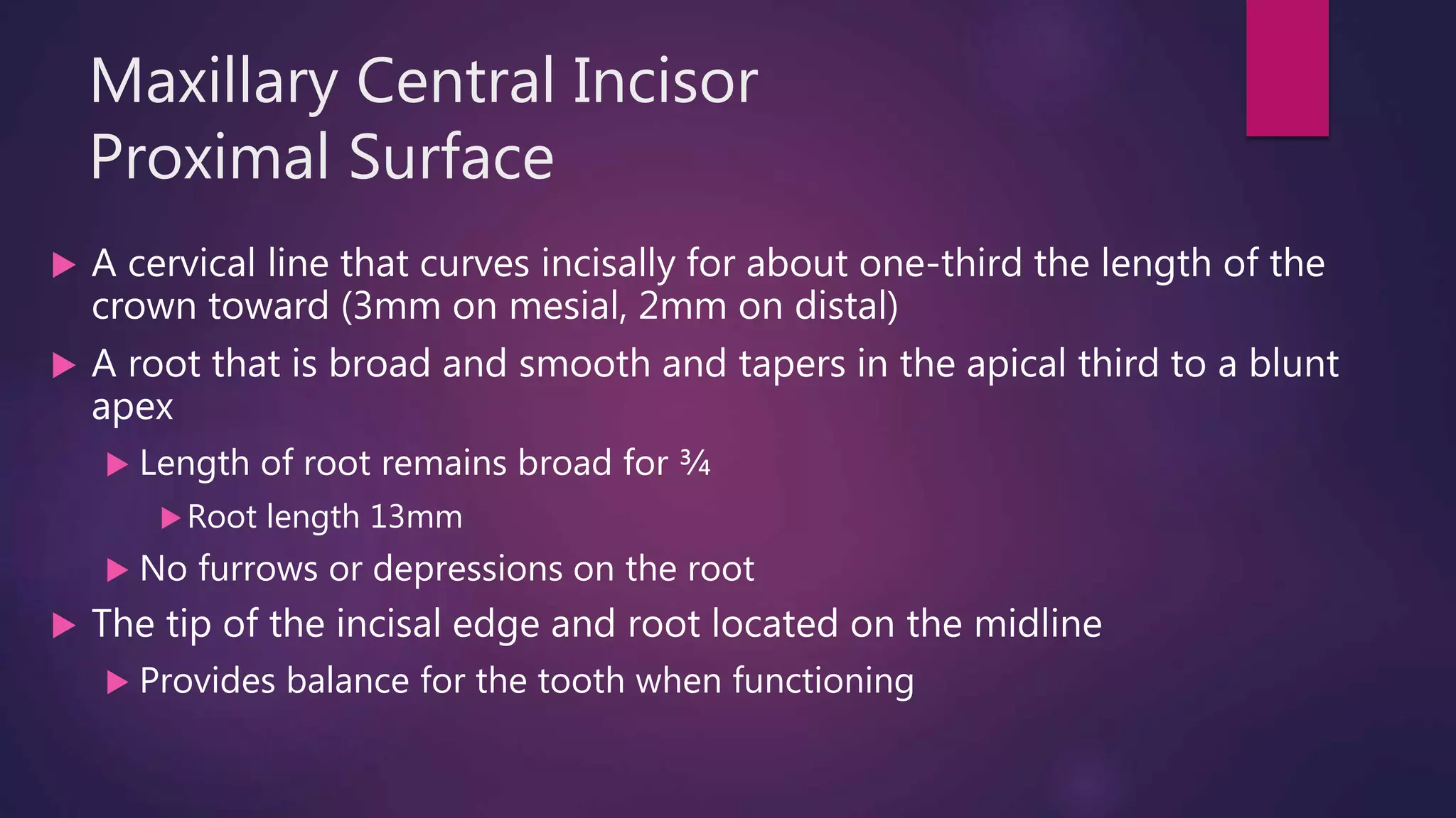 Permanent anterior teeth | PPTX