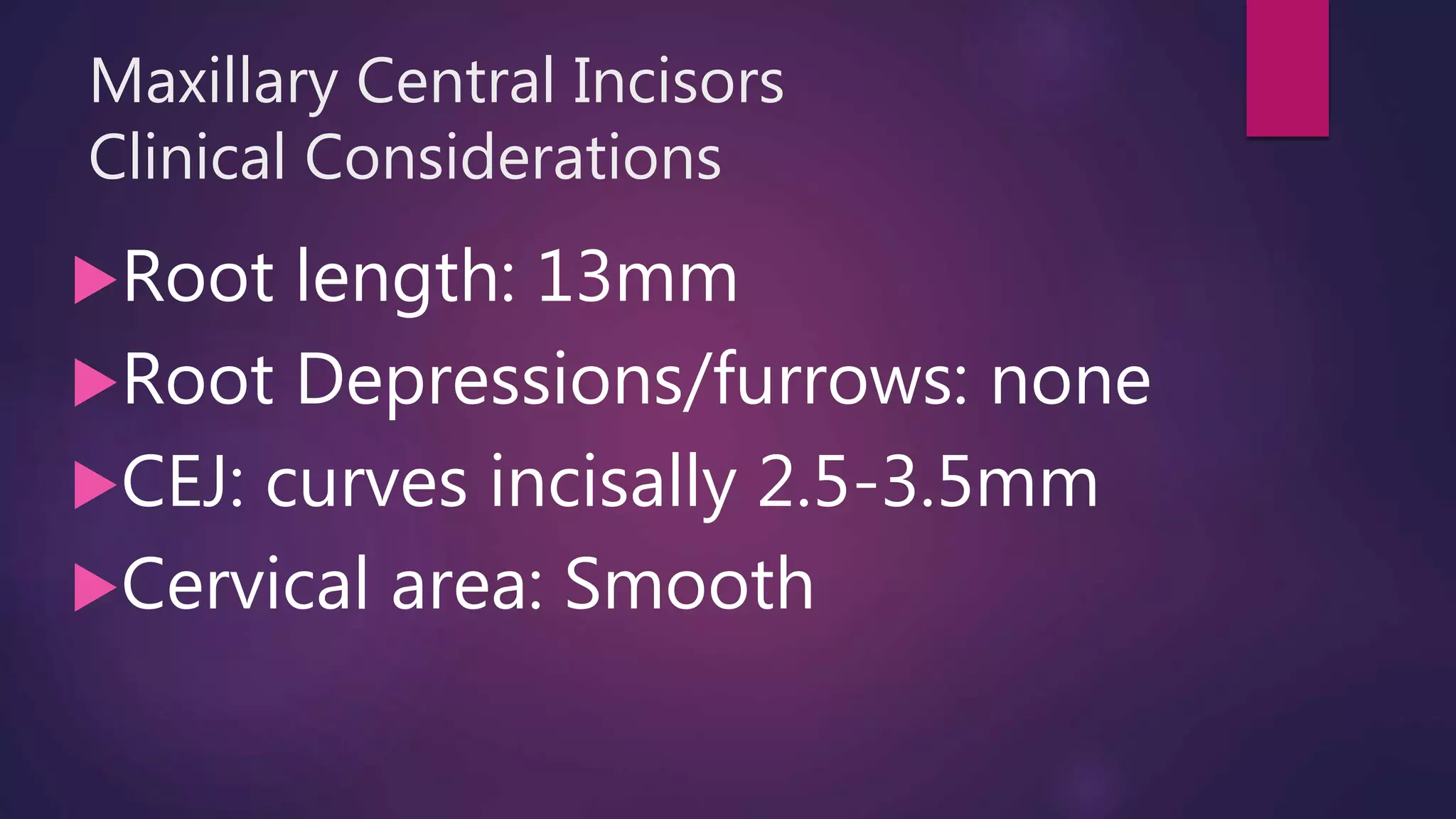 Permanent anterior teeth | PPTX