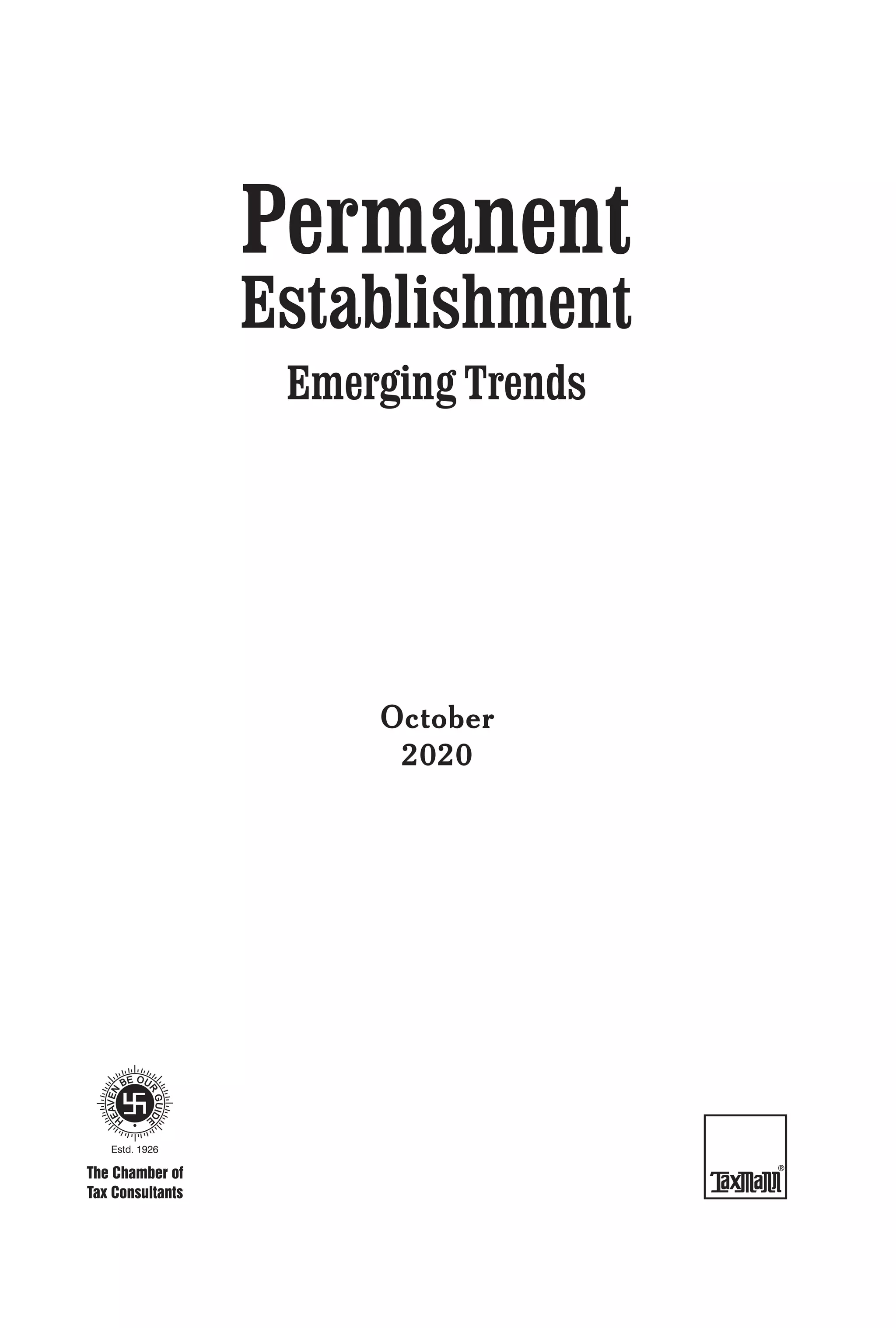 Taxmann's Permanent Establishment - Emerging Trends | PDF