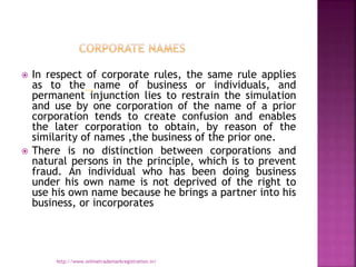 Permanent injunction of trademark | PPTX | Law