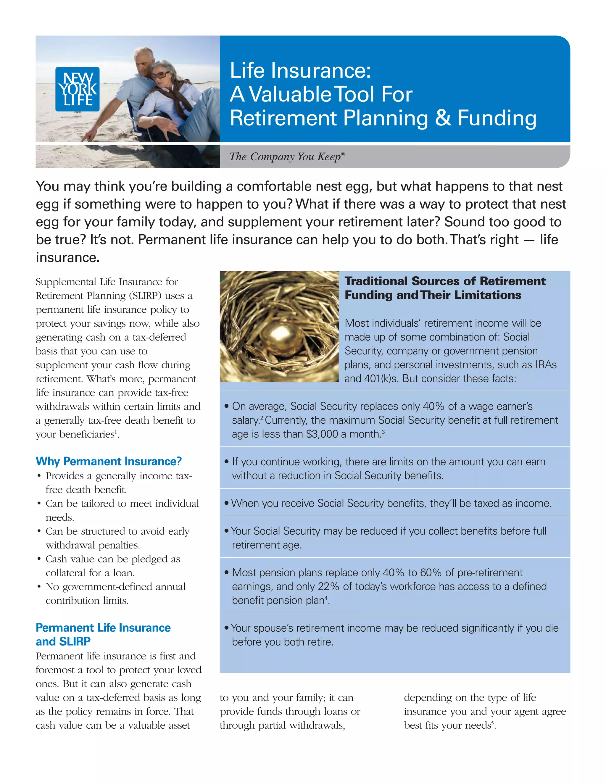 Permanent Life Ins Slirp - Supplemental Life Insurance Retirement Plann ...