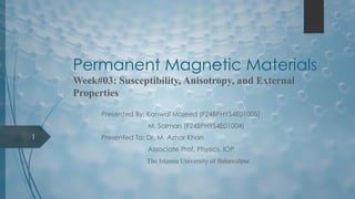 Permanent Magnetic Materials-Presentation.pptx