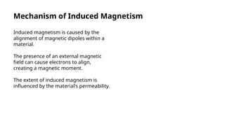 Permanent Magnets, Magnetic Materials, Induced Magnetism (1).pptx