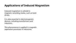 Permanent Magnets, Magnetic Materials, Induced Magnetism (1).pptx