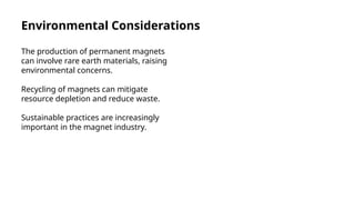 Permanent Magnets, Magnetic Materials, Induced Magnetism (1).pptx