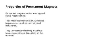 Permanent Magnets, Magnetic Materials, Induced Magnetism (1).pptx