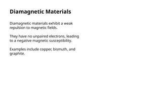 Permanent Magnets, Magnetic Materials, Induced Magnetism (1).pptx