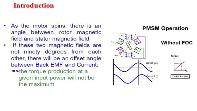 Permanent magnet synchronous motor | PPTX