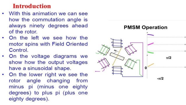 Permanent magnet synchronous motor | PPTX