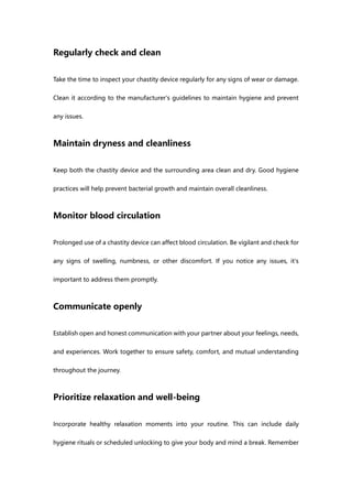 Permanent Male ChastityWhat.docx