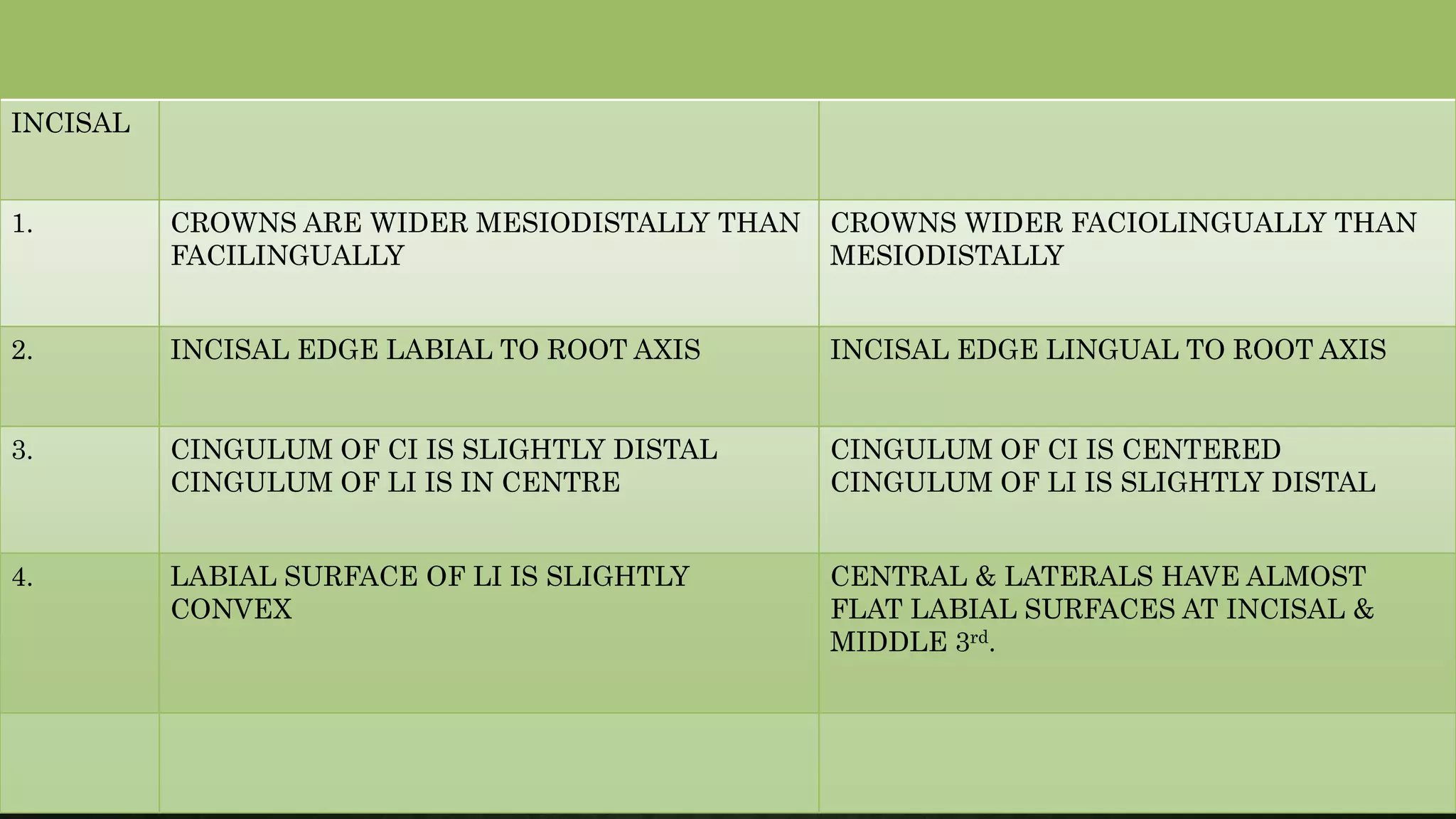Dental Anatomy of Mandibular Incisors permanent teeth | PPTX