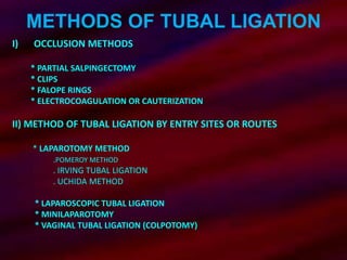 Permanent methods of family planning ppt.-BIJU | PPTX