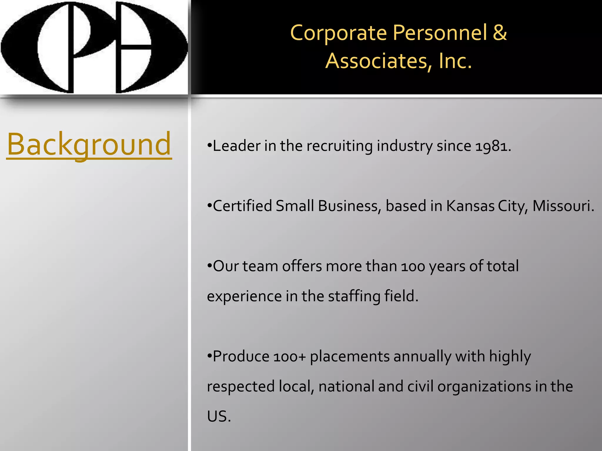 Permanent placement presentation | PPTX | Resume Writing and Advice ...