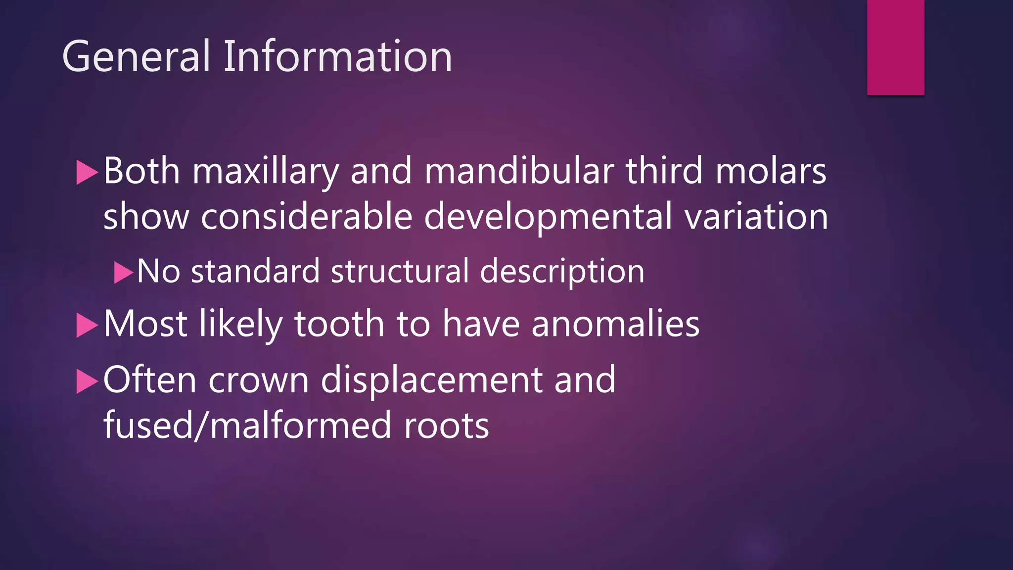 Permanent posterior teeth mandibular first, second and third molars | PPTX