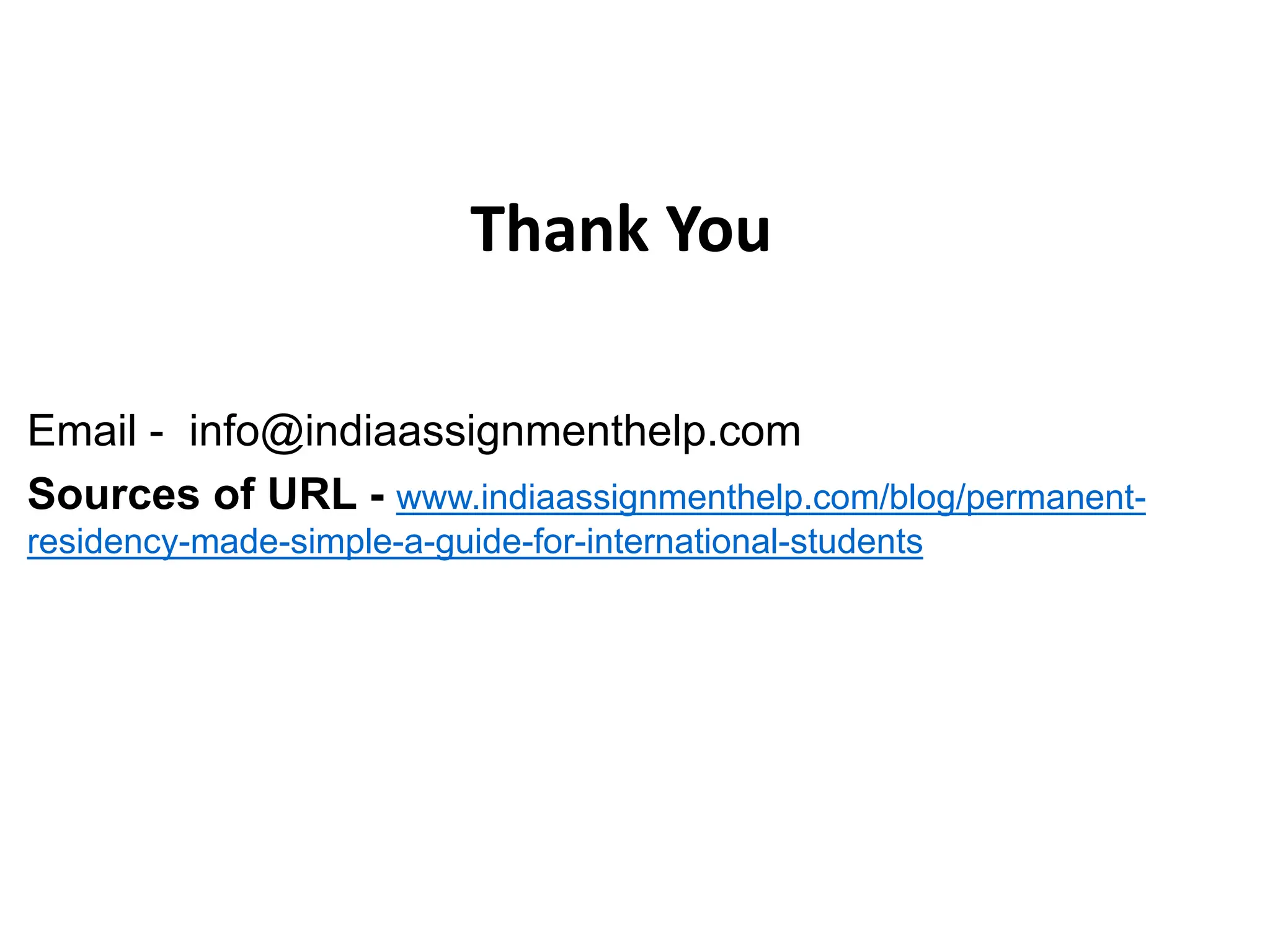 Permanent Residency Made Assignment Help | PPT