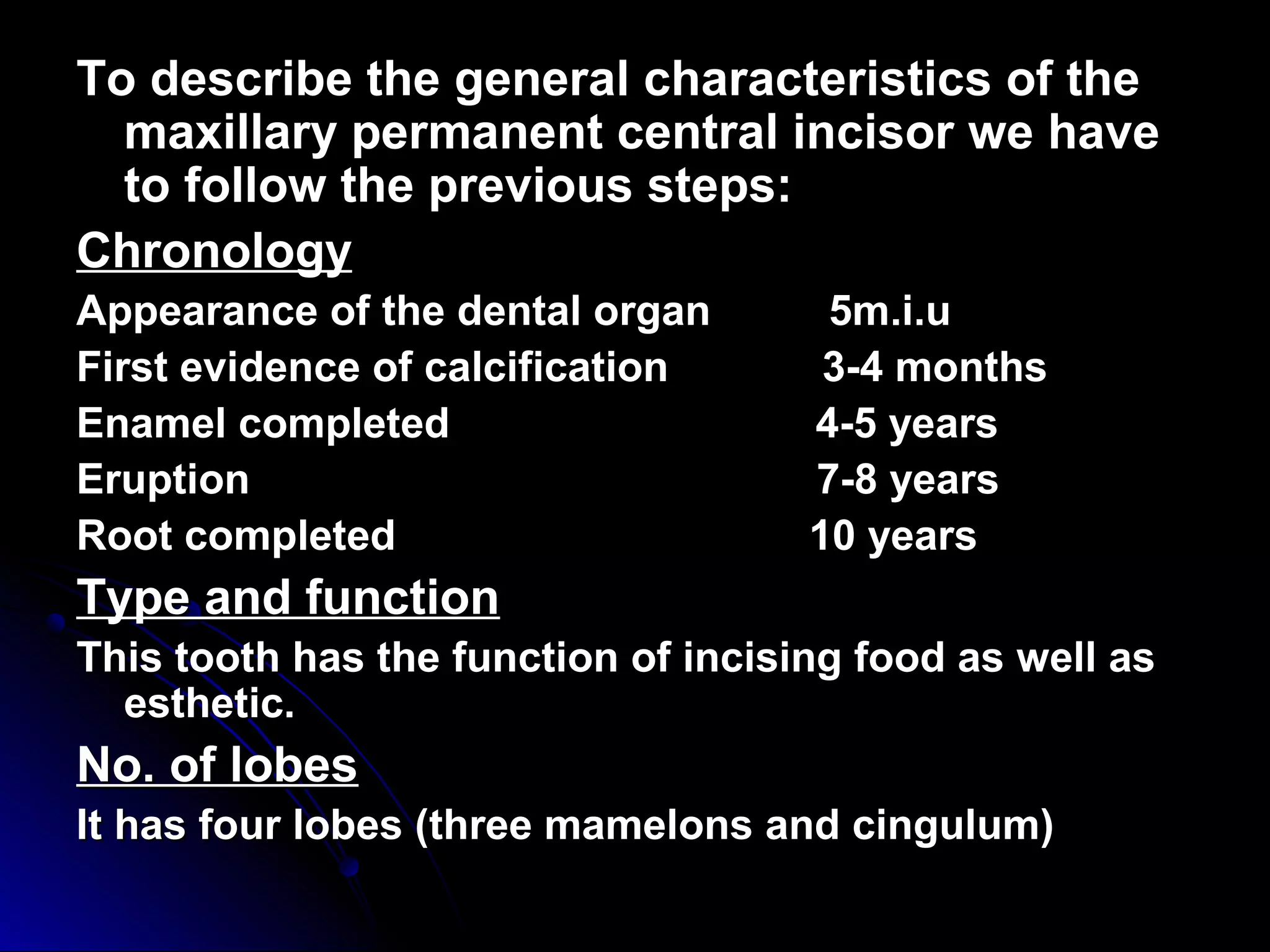 Permanent teeth Anatomy | PPT