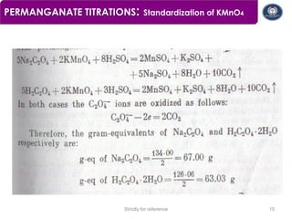 Permanganate titration by krishna baokar | PDF