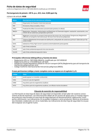 Permanganato de potasio | PDF