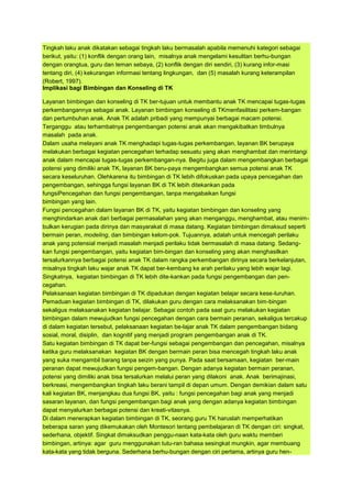 Permasalahan anak tk2 | PDF