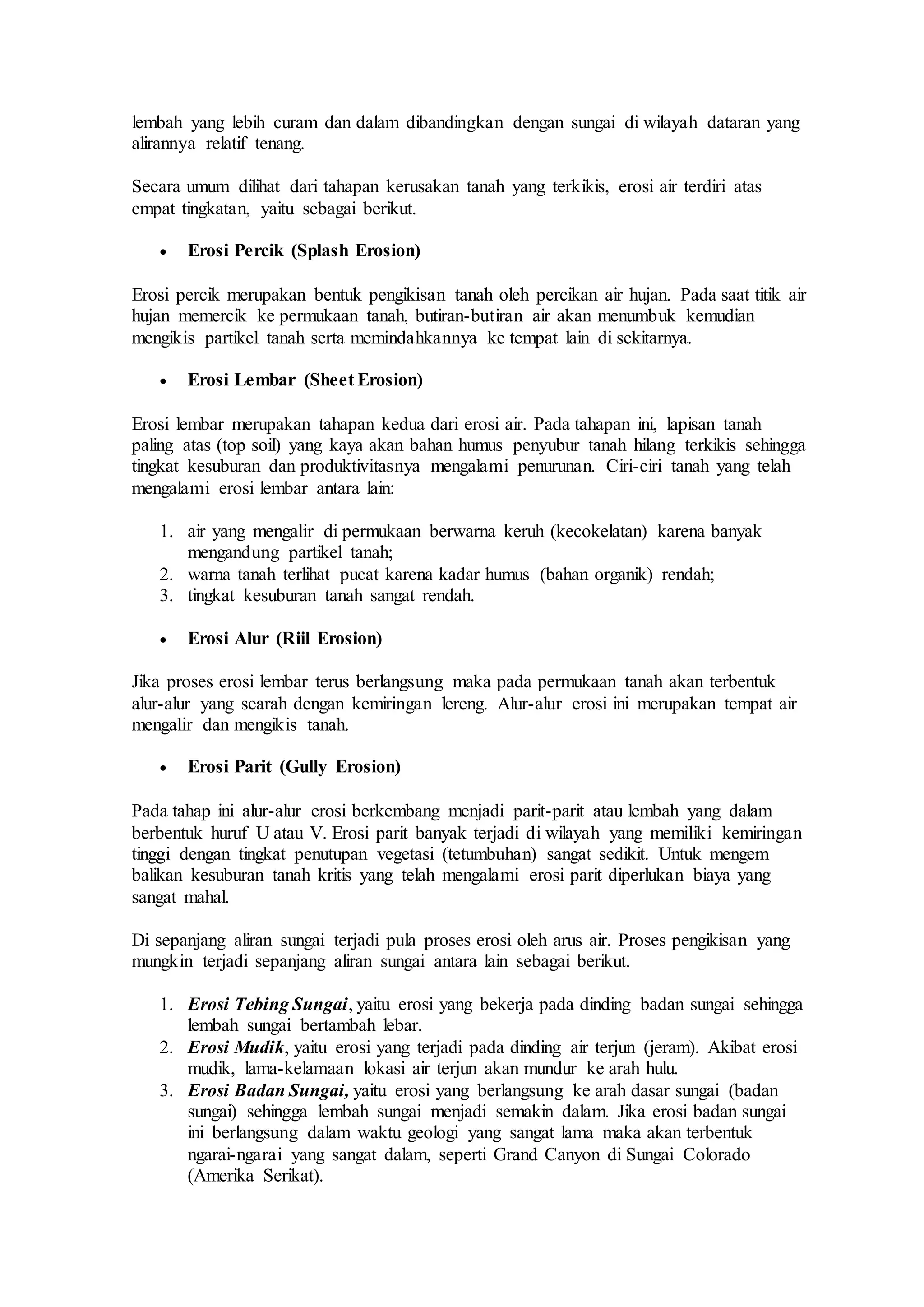 Permasalahan Erosi dan Abrasi di pantai | DOCX