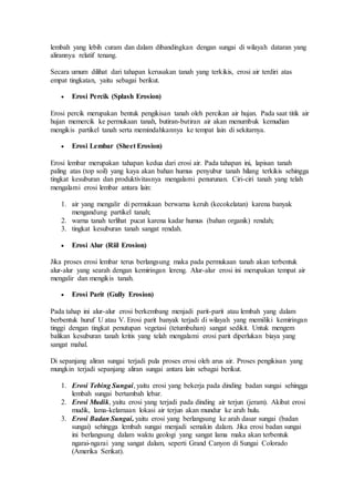 Permasalahan Erosi dan Abrasi di pantai | DOCX