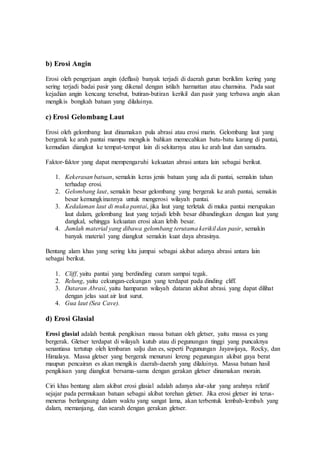 Permasalahan Erosi dan Abrasi di pantai | DOCX