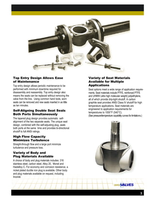 SMG Permaseal Non Lubricated Tapered Plug Valve | PDF