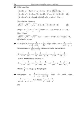 Permbledhje ushtrimesh e problema klasa9 | PDF