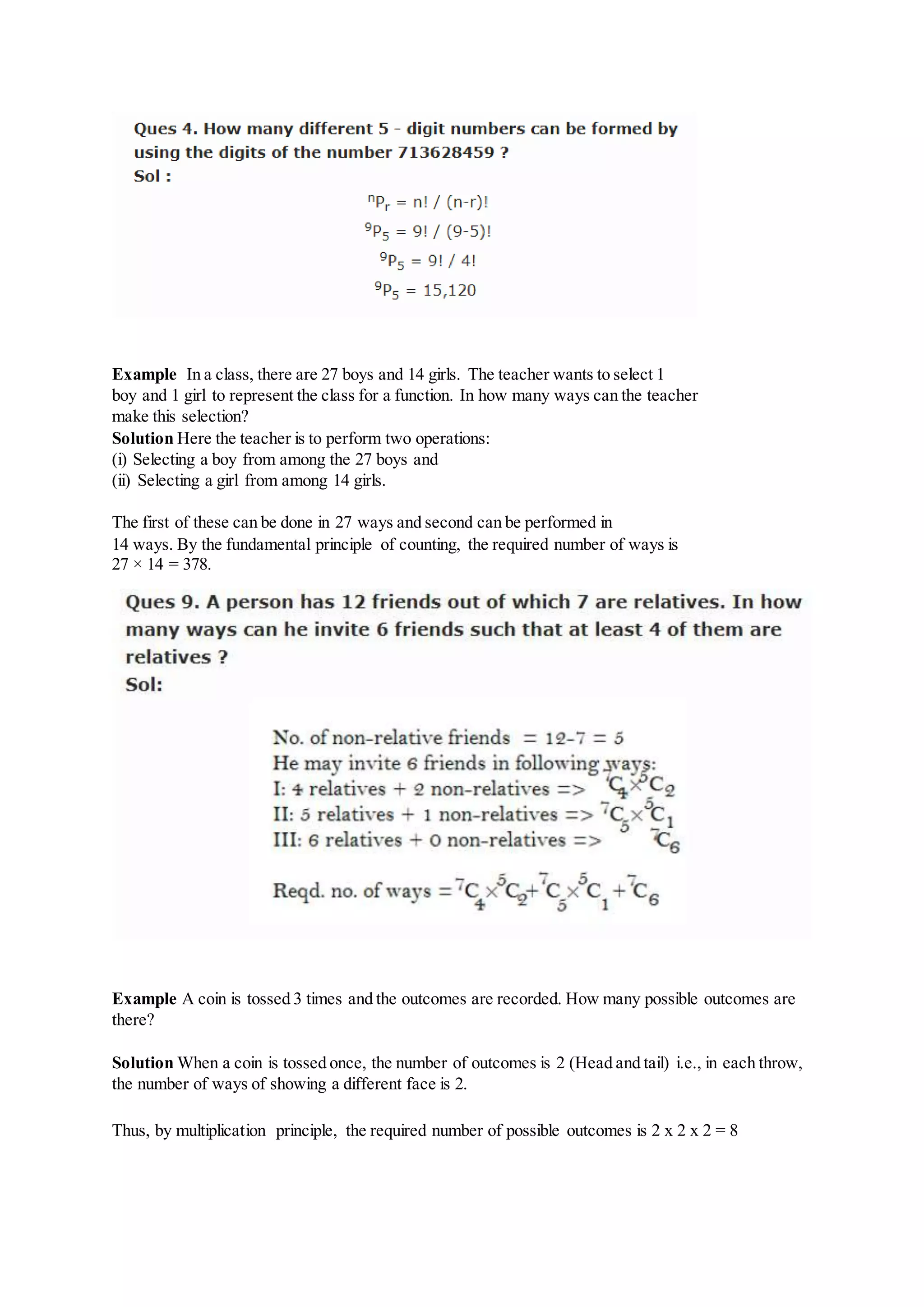 Permutation Combination Docx Programming Languages Computing 7594