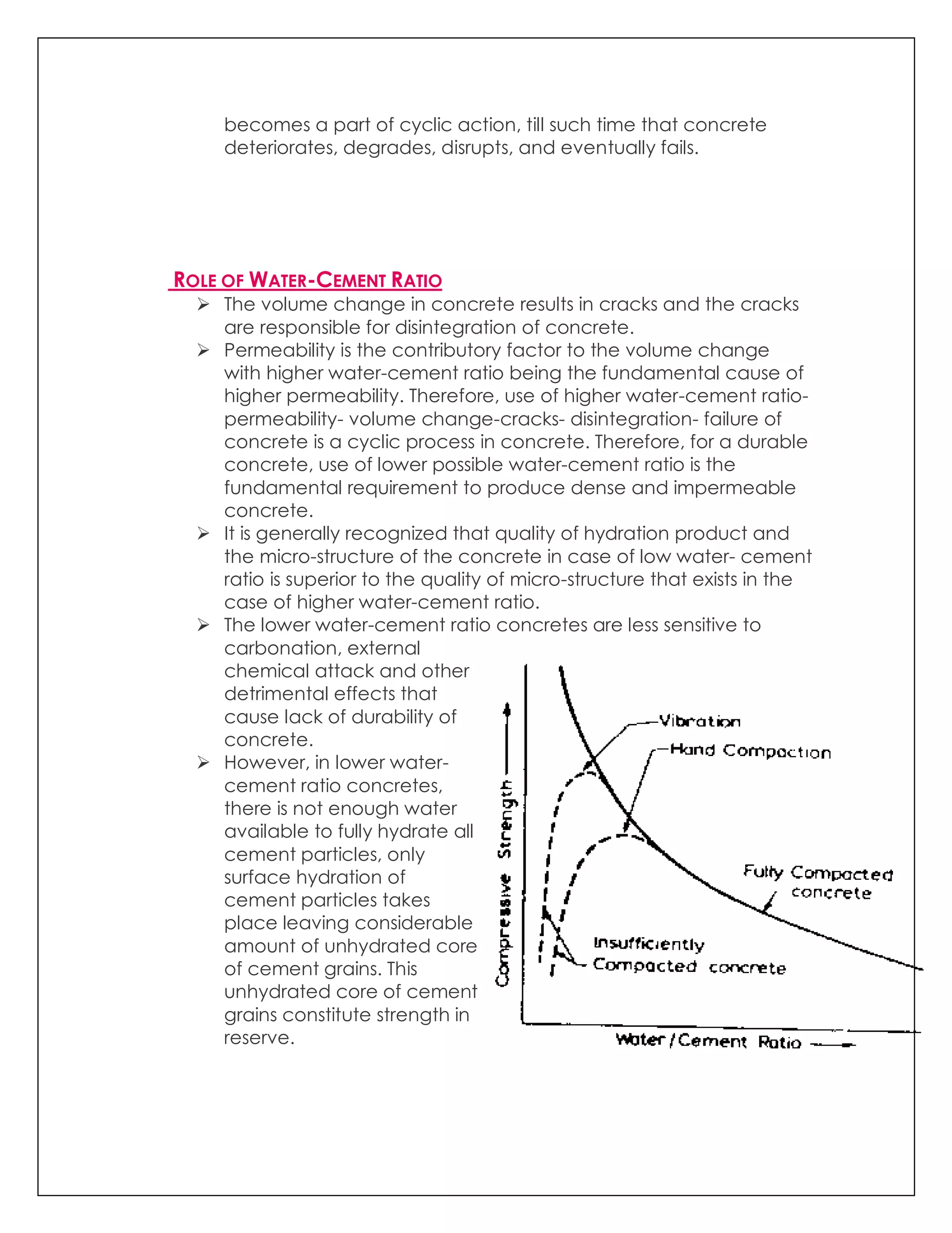 Permeability and durability of concrete | PDF