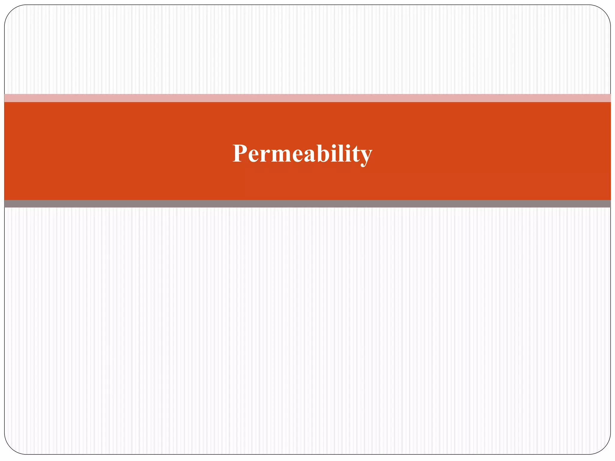 Permeability.ppt