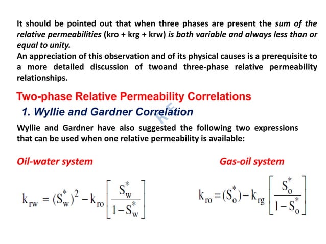 Permeability in formation and its types. Pdf | PPT