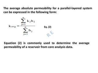 Permeability in formation and its types. Pdf | PDF