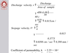 Permeability of a soil geotechnical engineering-1 | PPTX