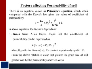 Permeability of Soil | PDF