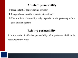 Permeability of Soil | PDF