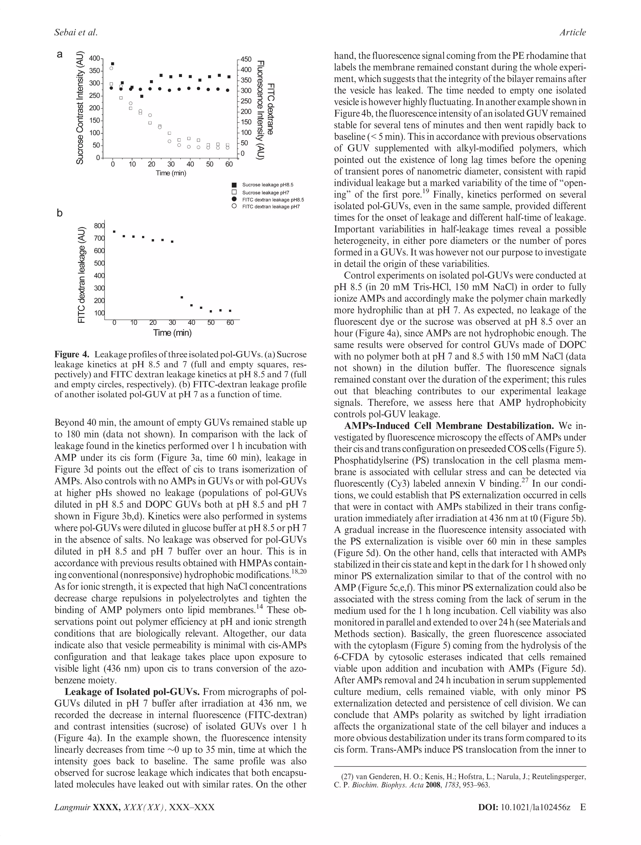 Permeabilization of lipid membranes and cells by a | PDF | Biotech and ...