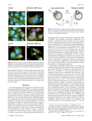 Permeabilization of lipid membranes and cells by a | PDF | Biotech and ...