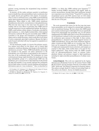Permeabilization of lipid membranes and cells by a | PDF | Biotech and ...