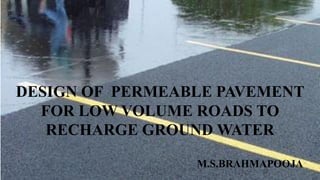 Permeable pavements | PDF