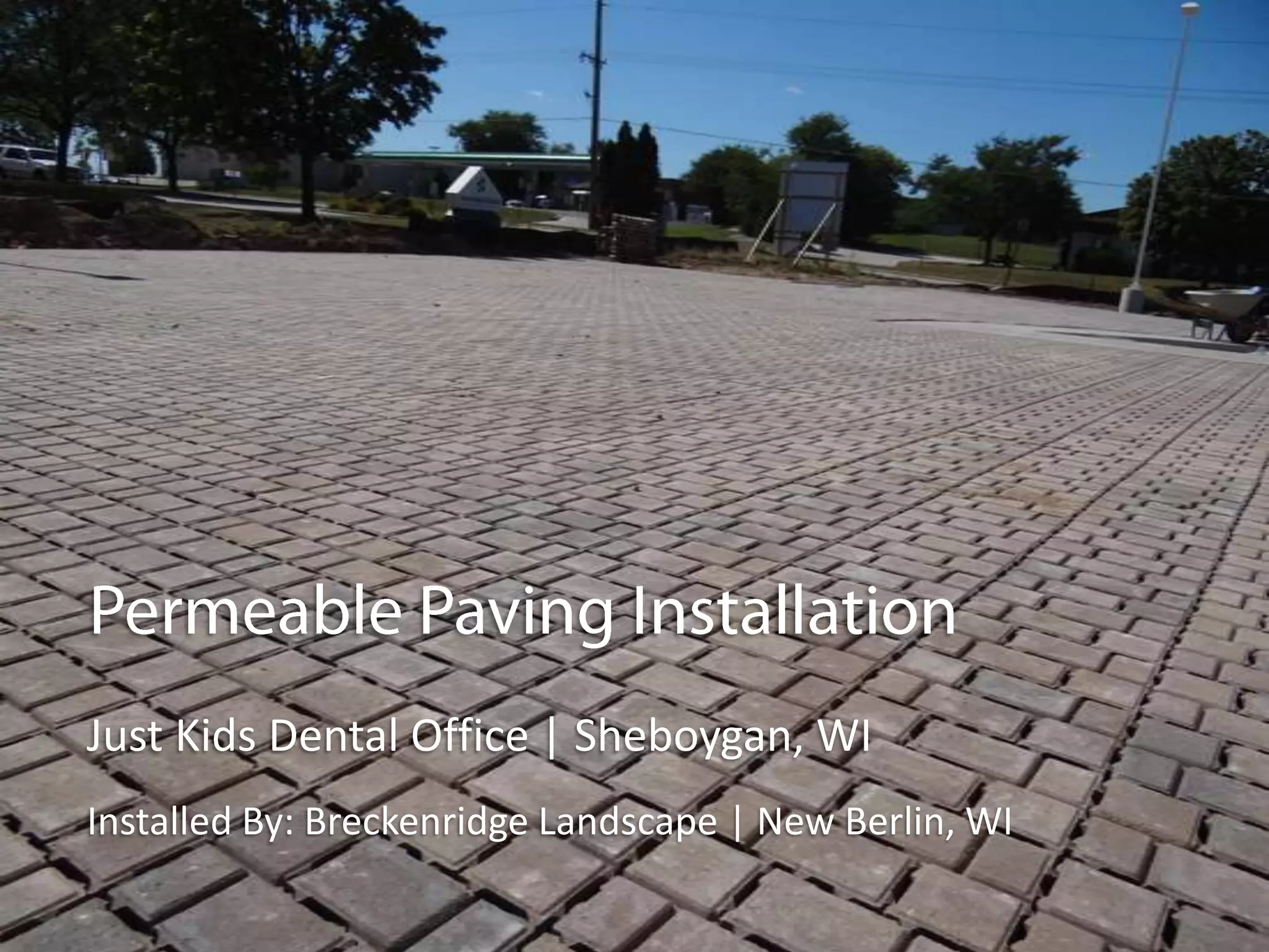 Permeable Paving Installation | PPSX