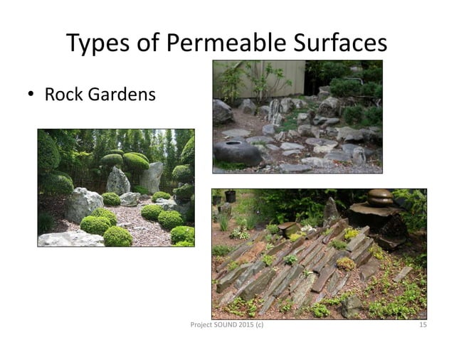 Permeable surfaces