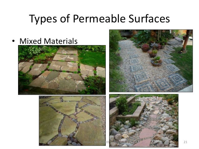 Permeable surfaces