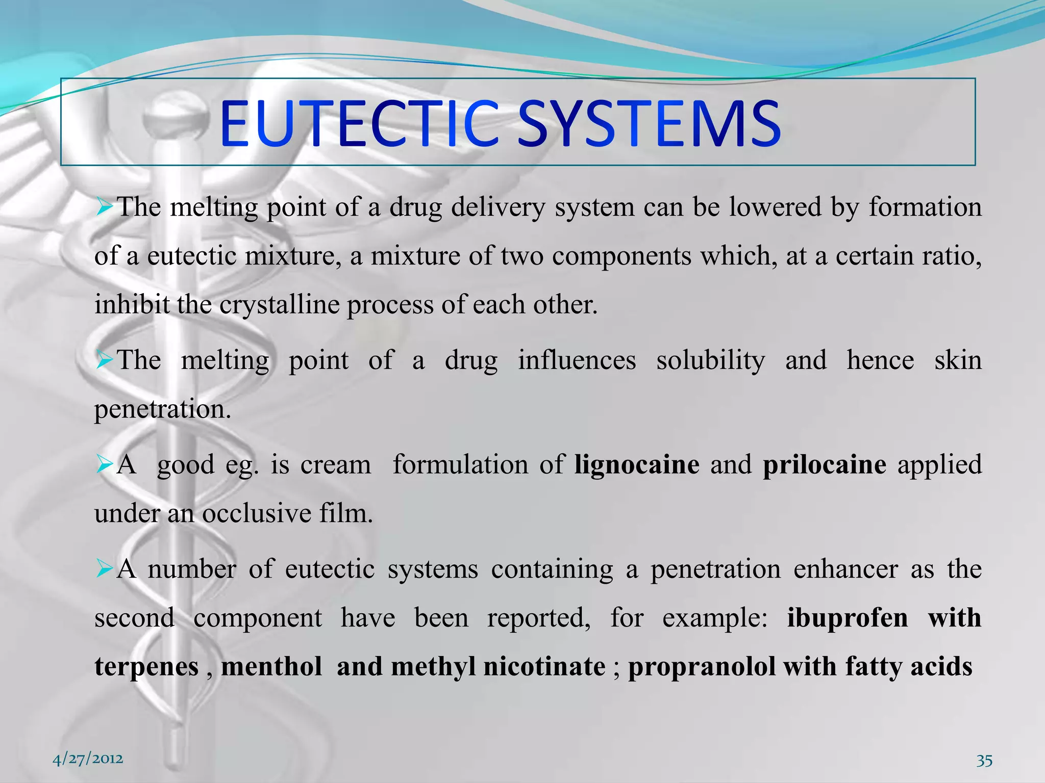 Permeation enhancement through skin | PPTX