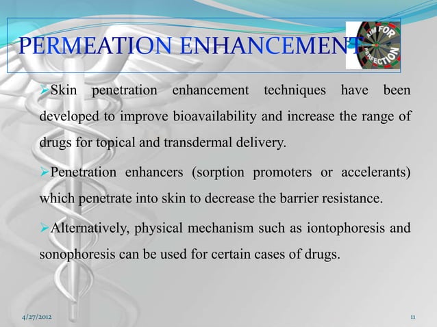 Permeation enhancement through skin | PPTX | Skin Care | Beauty