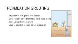 Permeation grouting for remediation of dam cores | PPTX
