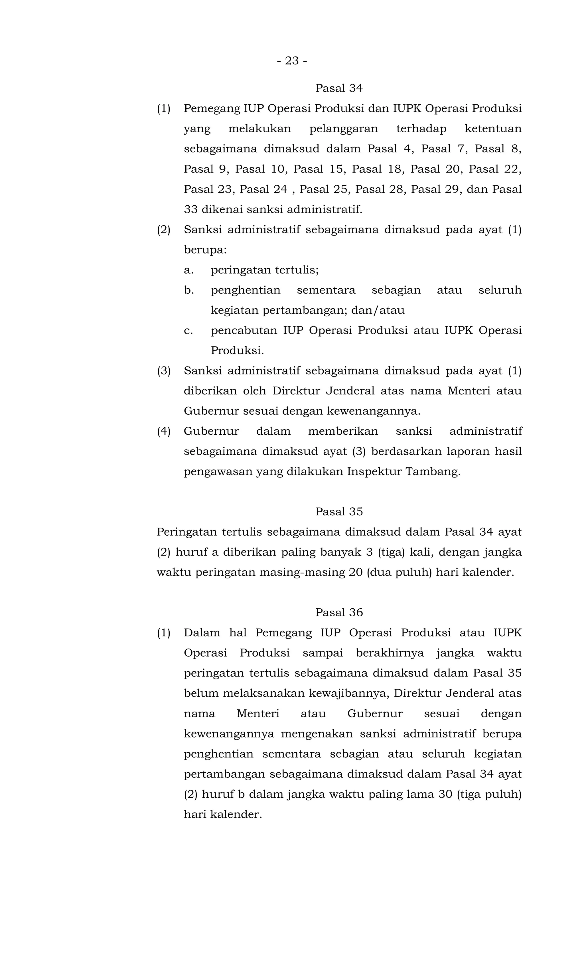 Permen esdm-33-tahun-2015 | PDF