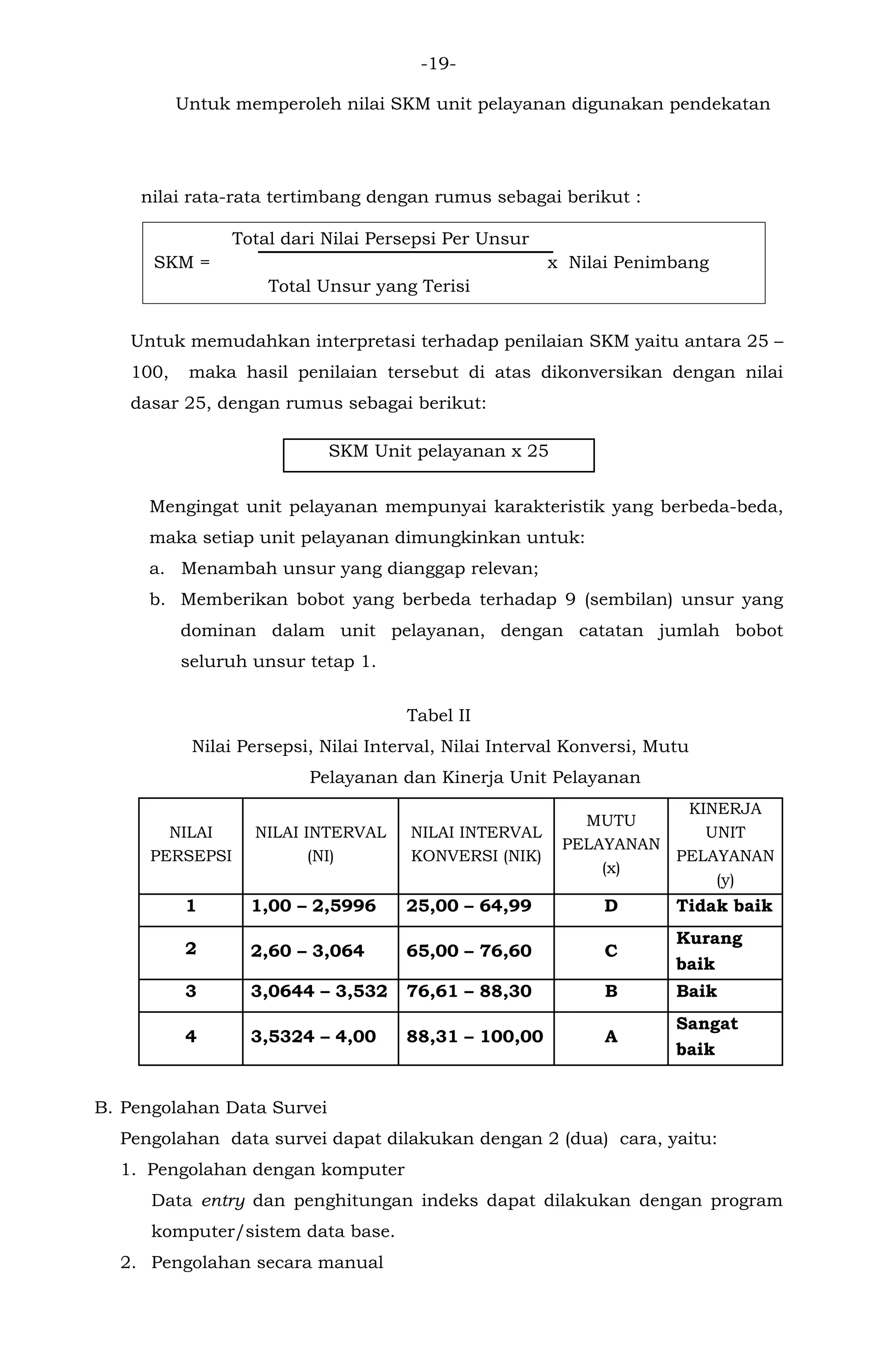 Pedoman survei Kepuasan Masyarakat | PDF