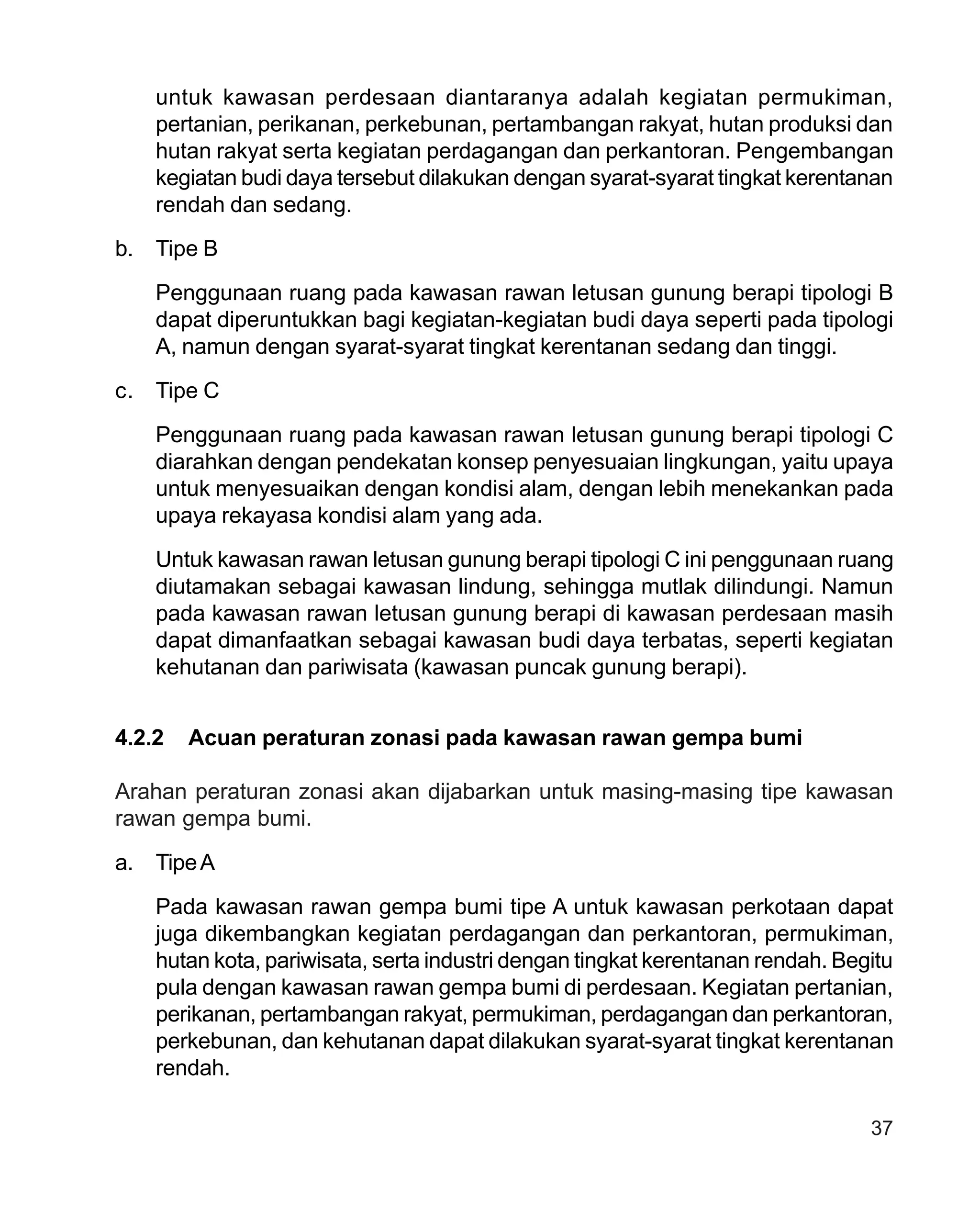 Permen21 th 2007 tt pedoman penatan ruang kawasan rawan letusan gunung ...